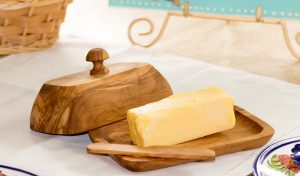 Olive Wood Butter Dish