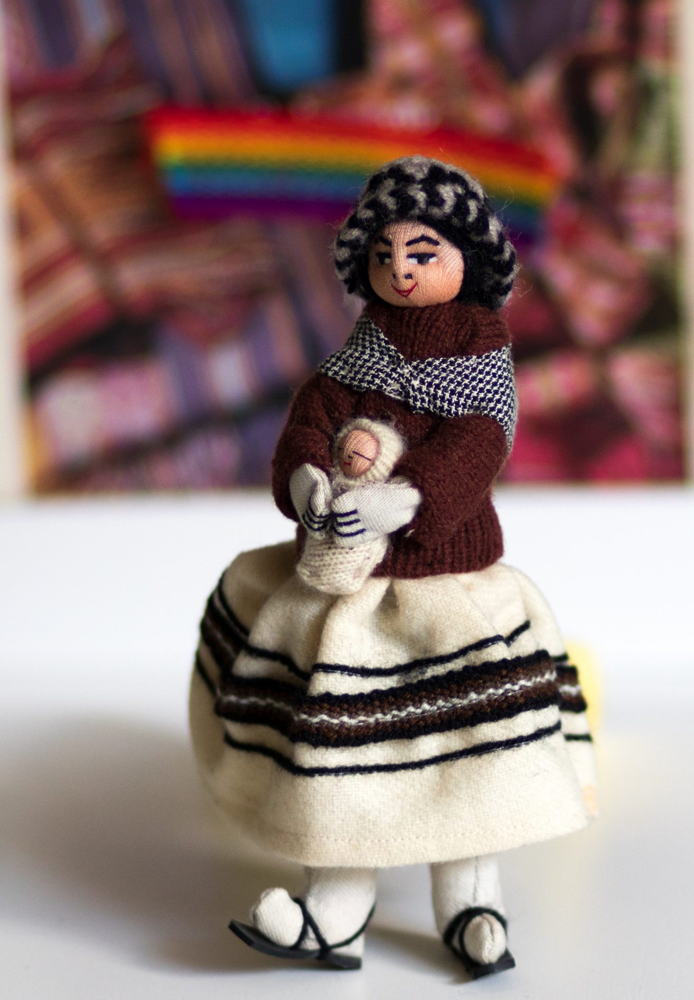 Andean Stitched Peruvian Ethnic Rag Doll - Psperu